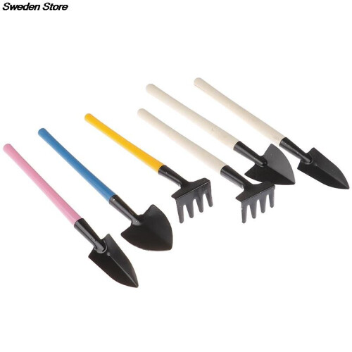 3PCs/Set Three-piece Shovel Rake Planting Tools Combination Home ...