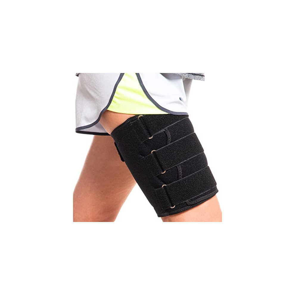 Hamstring Compression Sleeve Recovery Support Non-Slip Groin Wrap for ...