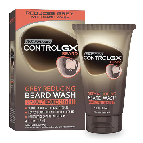 Just For Men Control GX Grey Reducing Beard Wash, Gradually Colors ...