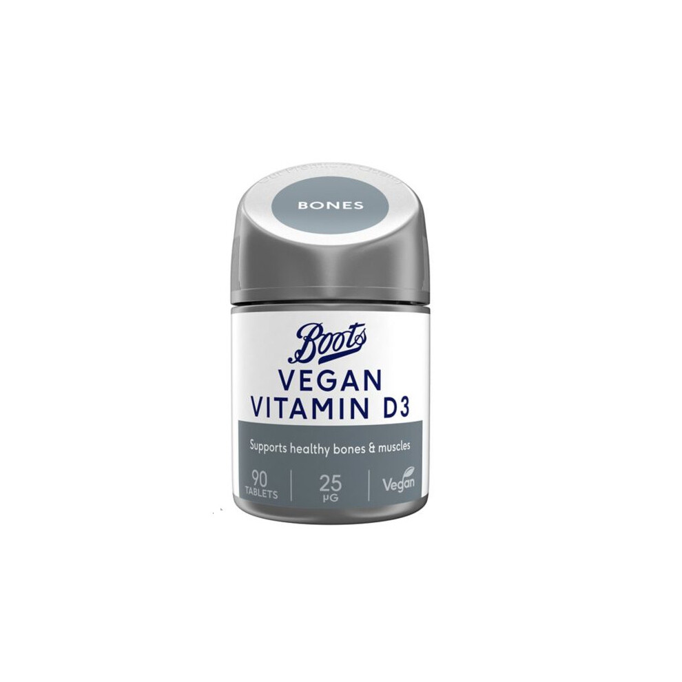 Boots High Strength Vitamin D3 25mcg (1000 IU) - 90 Tablets, 3 Month ...