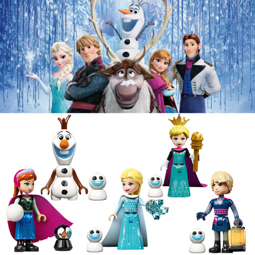 LEGO Disney Princess: Frozen MiniFigure Anna Elsa Olaf With Scepter ...
