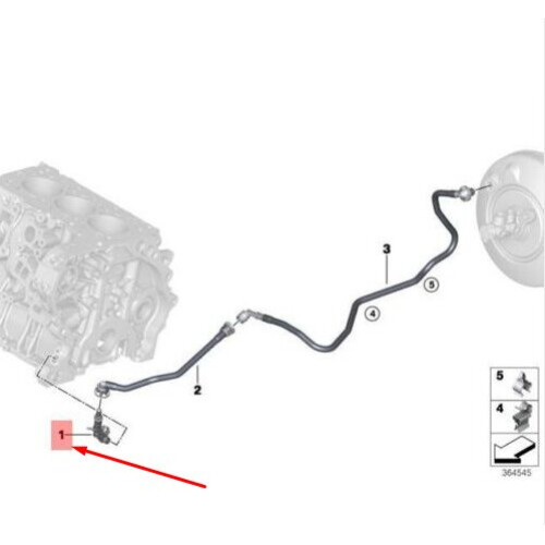 BMW 1 F20 Vacuum Line Non-Return Valve 11667620923 7620923 on OnBuy