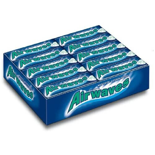 WRIGLEY'S 30 PACK AIRWAVES SUGAR FREE CHEWING GUM BOX (MENTHOL ...