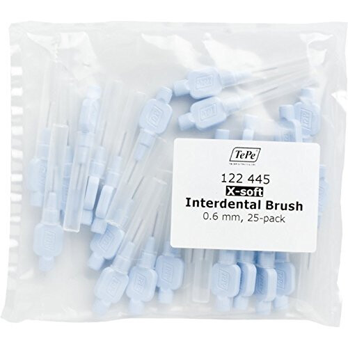 TePe X-Soft Interdental Brushes 0.6 mm Light Blue Pack of 25 on OnBuy