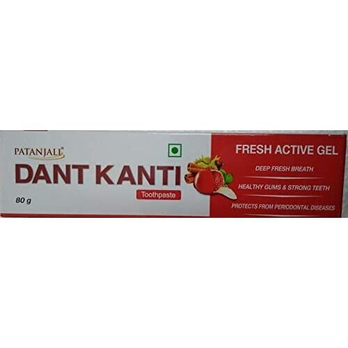 Patanjali Dant Kanti Toothpaste Fresh Active Gel 80 GM on OnBuy