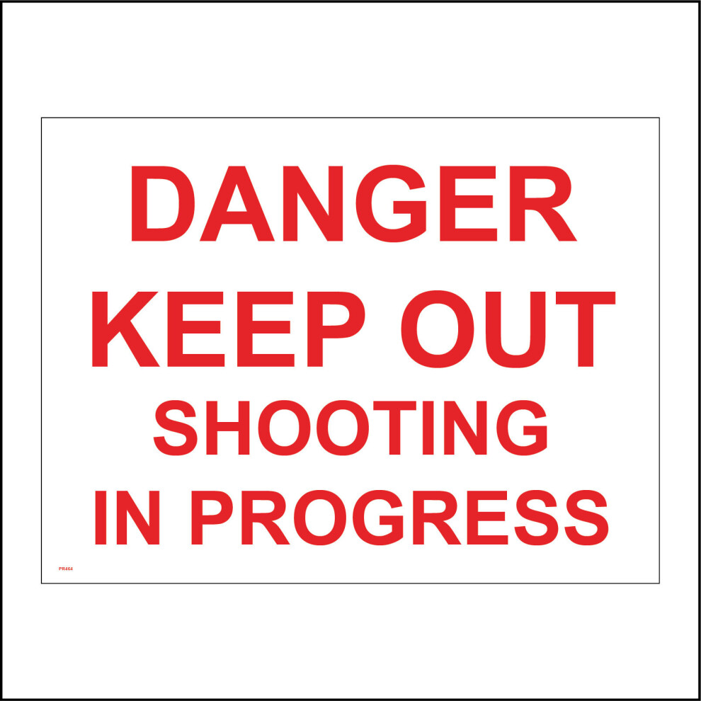 (600 x 450mm - 24 x 18, B - Magnetic - Vehicle Grade) PR464 Danger Keep ...