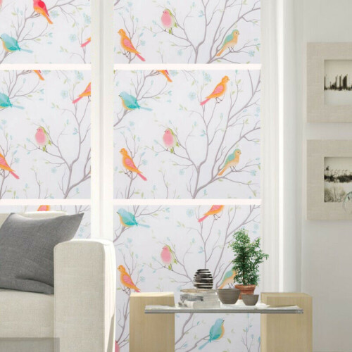 90*200CM Frosted Bird Window Film No Glue Glass PVC Privacy Film on OnBuy