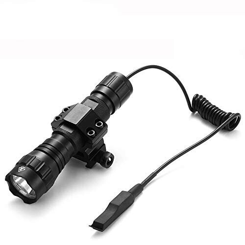 Tactical Torch, 1200 Lumens LED Tactical Flashlight 1 Mode Hunting ...