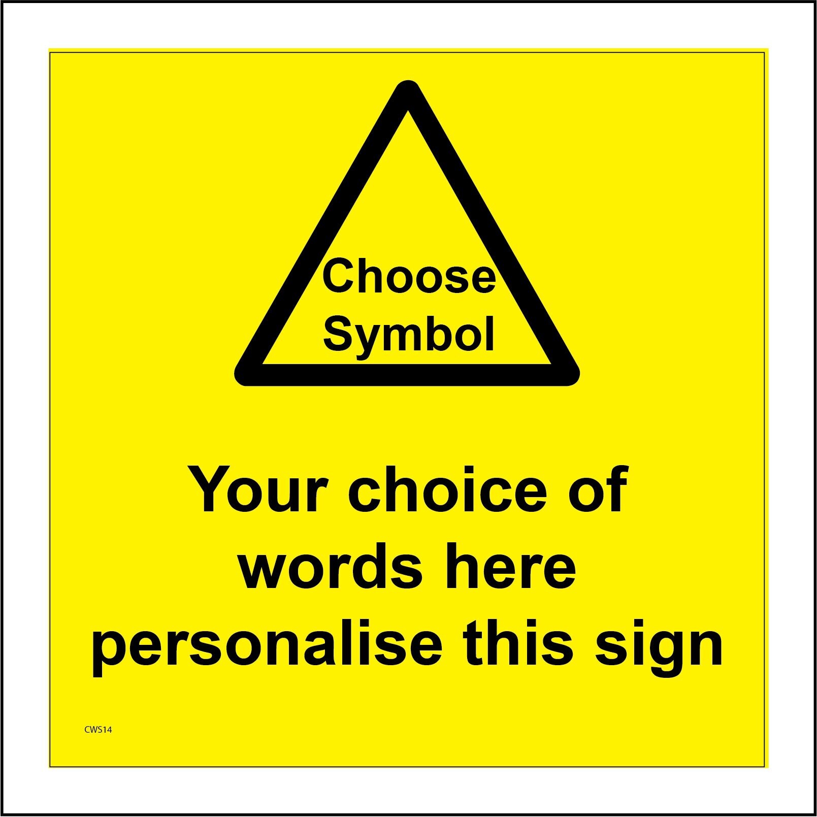 (400 x 400mm - 16 x 16, D - 1mm Pvc Foamex) CWS14Your Choice Of Words ...