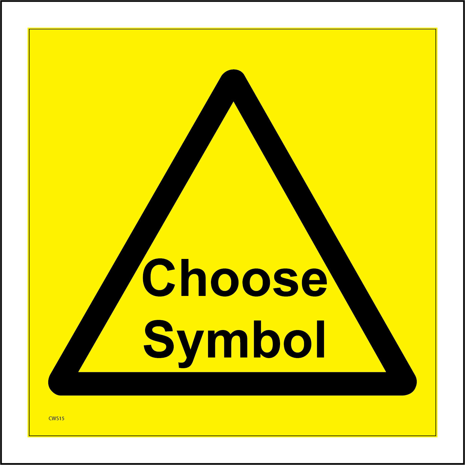 CWS15 Choose Symbol Sign Triangle Logo Company Design Name Warning ...