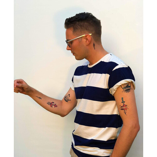 Sailor Seaman Marine Temporary Tattoo Set by Tatsy, Original Cool ...