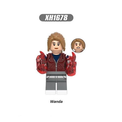 (Wanda) Wanda Vision Minifigure Marvel Super Hero Minifigure Scarlet ...