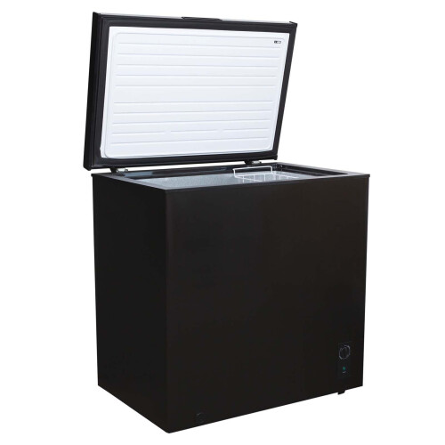 198L Black Chest Freezer, Freestanding, W82 x D55 x H85cm - SIA ...