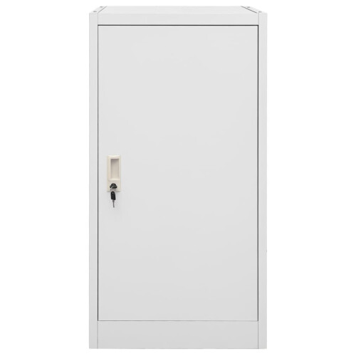 vidaXL Saddle Cabinet Light Grey Steel Storage Tack Locker Harness ...