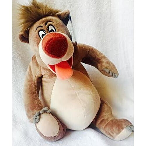 Disney Authentic, The Jungle Book Scratching Baloo Soft Plush Doll Toy ...