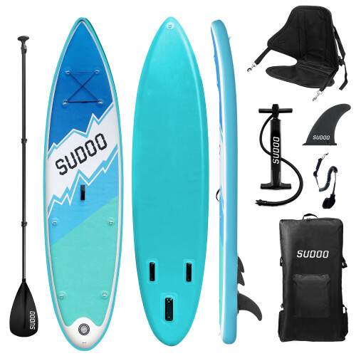 10ft Inflatable Paddle Board Stand Up Paddle Board SUP Board with Seat on OnBuy