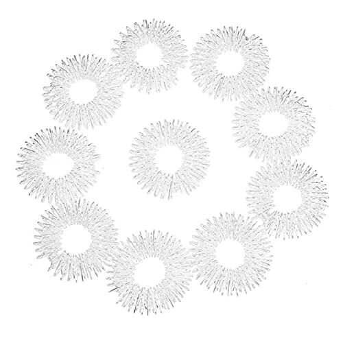 10 Pack Spiky Acupressure Finger Massage Rings: Silent Relief, Pain ...