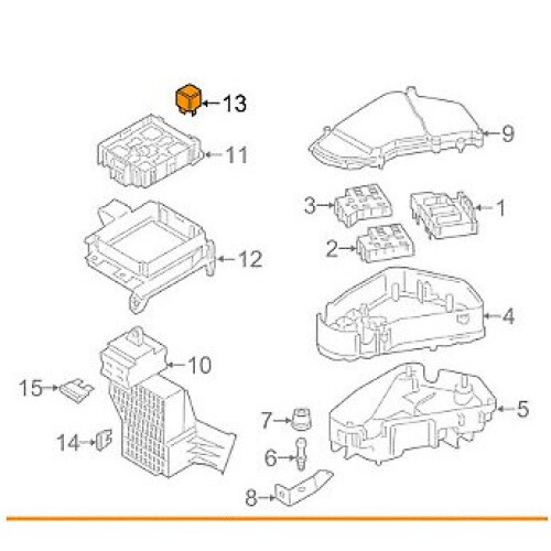 PORSCHE CAYENNE 92A Vacuum Booster Starter Secondary Pump Relay ...