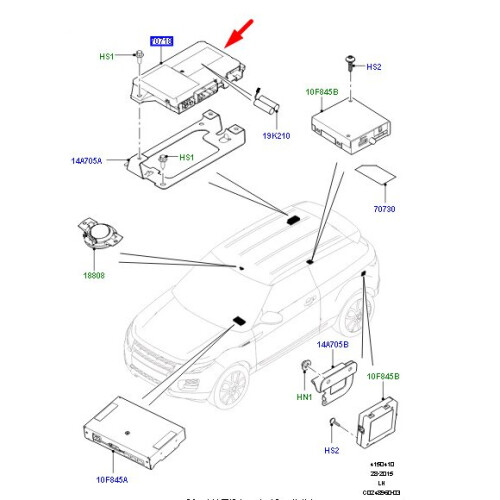 LR RANGE ROVER EVOQUE L538 Telematics Control Module LR096632 on OnBuy