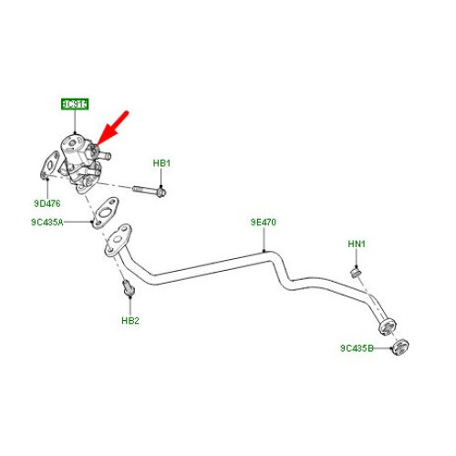 LR DISCOVERY L319 EGR Valve 4536857 on OnBuy