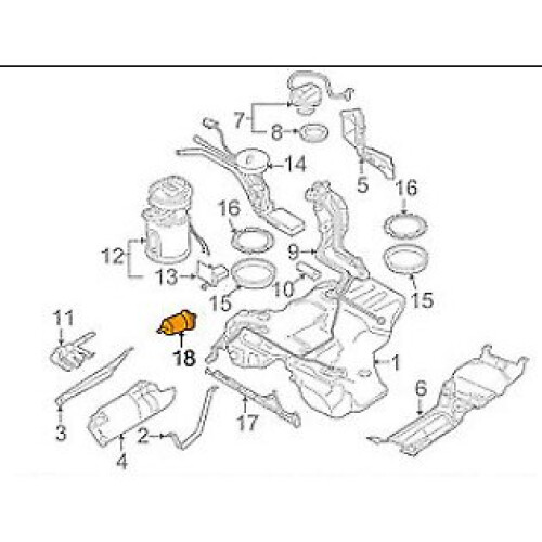 AUDI A6 C6 Fuel Filter 4F0201511D 4.2 Petrol 257kw on OnBuy