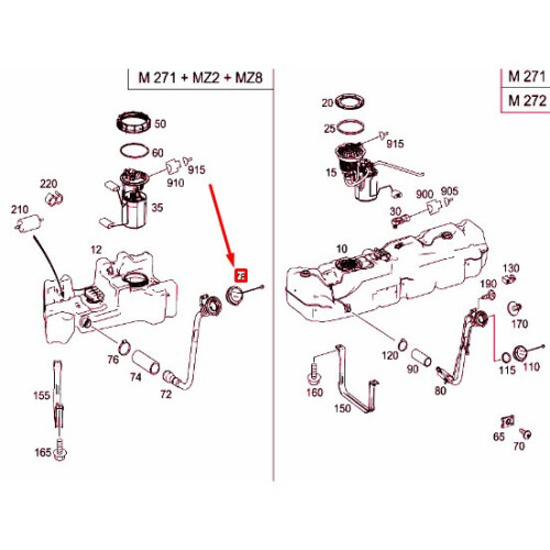 MB SPRINTER 906 Fuel Tank Filler Cap A2404700605 on OnBuy