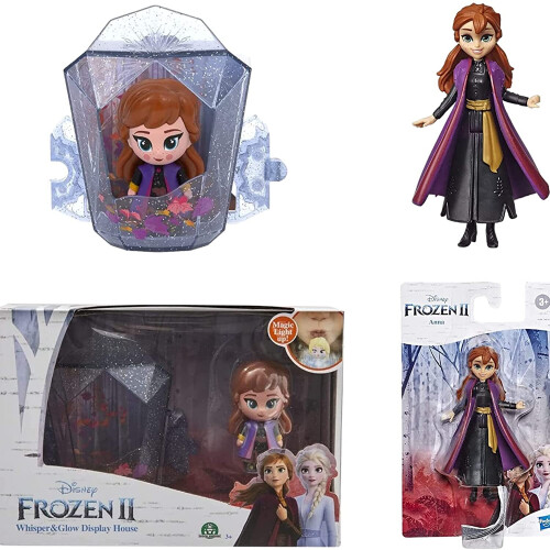 Disney Frozen 2 Articulated Anna Action Figure 10cm and Anna Whisper ...
