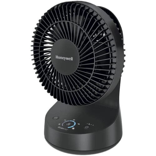 Honeywell QuietSet Oscillating Table Fan, Black – Personal and Small ...