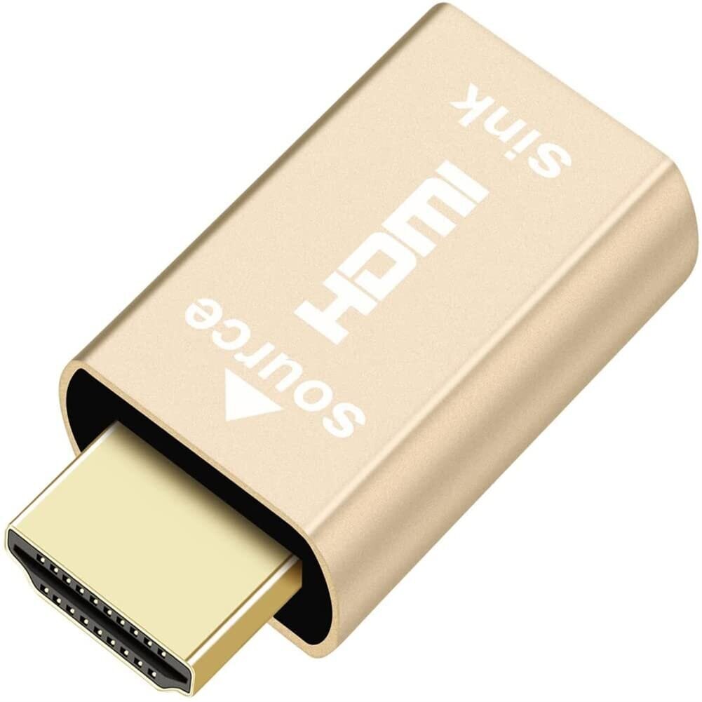 DTECH HDMI EDID Emulator to Keep EDID Pass Through Male to Female Fit ...