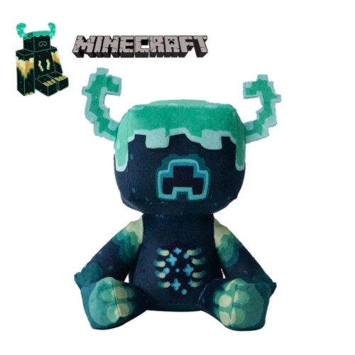 Minecraft Warden Plush Stuffed Animal Soft Pixel Doll Children Gift Toy ...