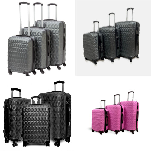 Hampton & Stewart Diamond Design HardShel Suitcase on OnBuy