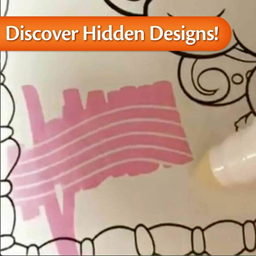 Crayola Color Wonder Colouring Set with 18 Pages and 5 Mess-Free Felt ...