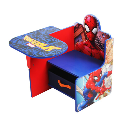Children chair desk with storage bin store