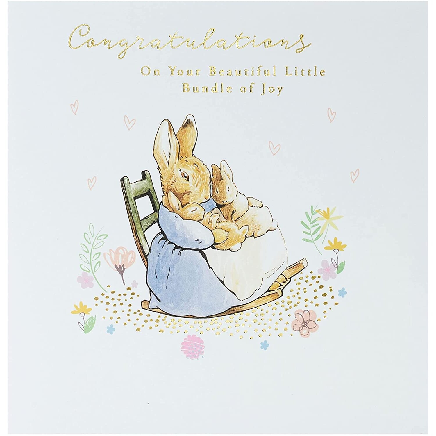 UK Greetings New Baby Congratulations Card - Peter Rabbit New Baby ...