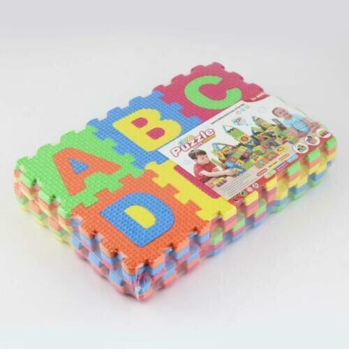 Soft Alphabet Interlocking Kids Puzzle Play Floor Protection Foam Mat ...