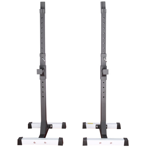 RIP X Adjustable Barbell Squat Rack Spotter Stands Bench Weight Power ...