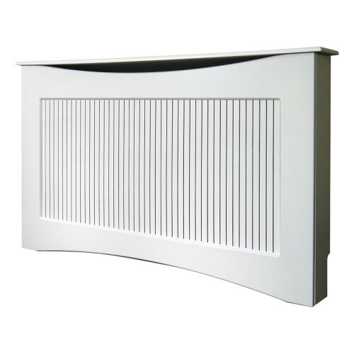 Adam Fairlight Radiator Cover in White, 1600mm on OnBuy