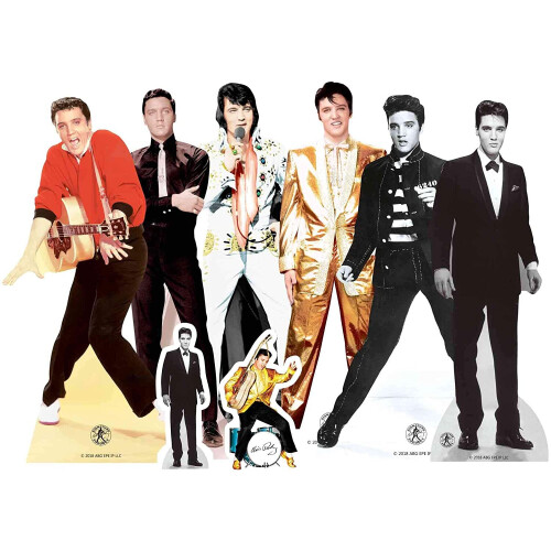 STAR CUTOUTS Fun Pack Ltd TT06 Presley Small Cardboard Cutouts Elvis ...
