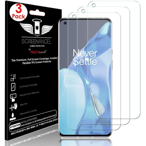TECHGEAR [3 Pack Screen Protector fits OnePlus 9 Pro [Screen Angel ...