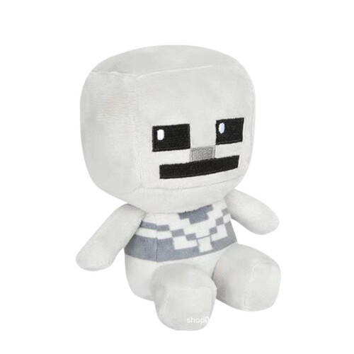 (13cm Skeleton Man) Minecraft Stuffed Animal Soft Plush ToyPixel Doll ...