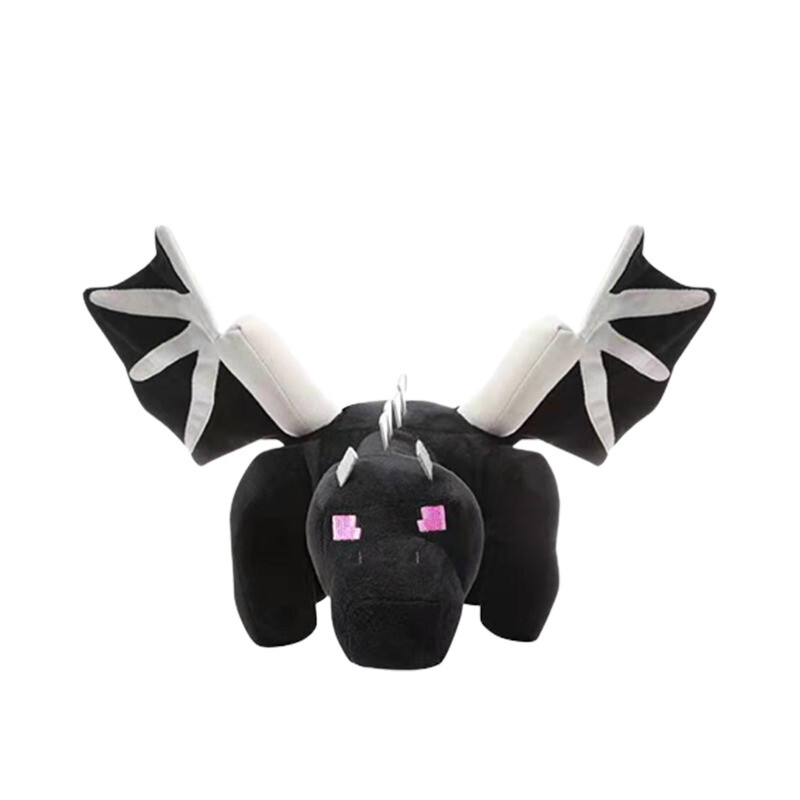 (30cm Ender Dragon) Minecraft Stuffed Animal Soft Plush ToyPixel Doll ...