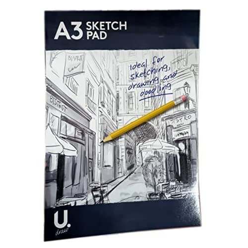 Sketch Book A3 Paper Drawing Sketch Pad 25 Sheets Kids Art Painting ...