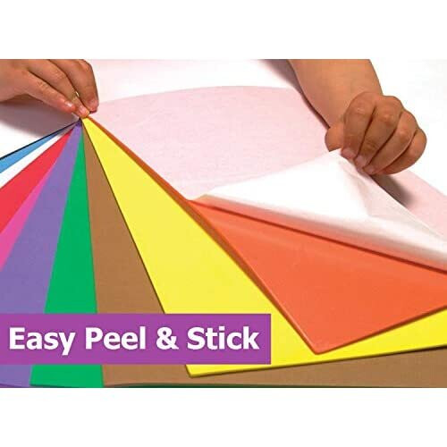 Self Adhesive Glitter Foam Sheets Sticky Craft Foam Stickers Peel ...