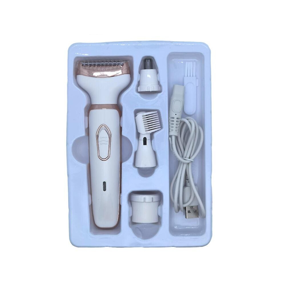 4 In 1 Electric Ladies Shaver Usb Rechargeable Waterproof Ladies Shaver ...