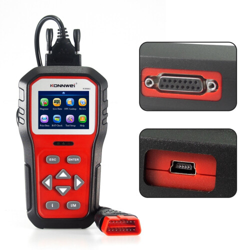 Universal OBDⅡ Scanner Automotive Diagnostic Tool Car Engine Fault ...