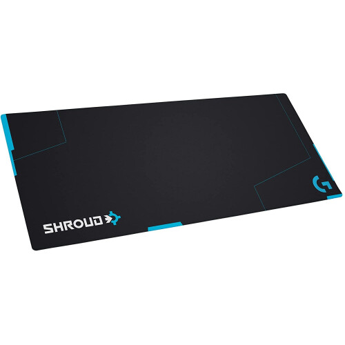 Logitech G840 XL Shroud Edition Cloth Gaming Mouse Pad, 400x900 mm, 3 ...