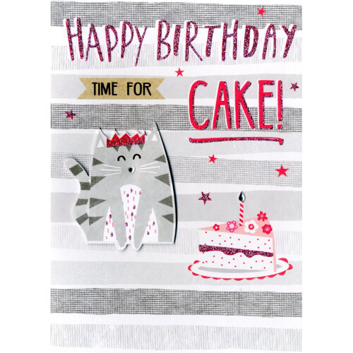 Time For Cake Happy Birthday Greeting Card Second Nature Yours Truly