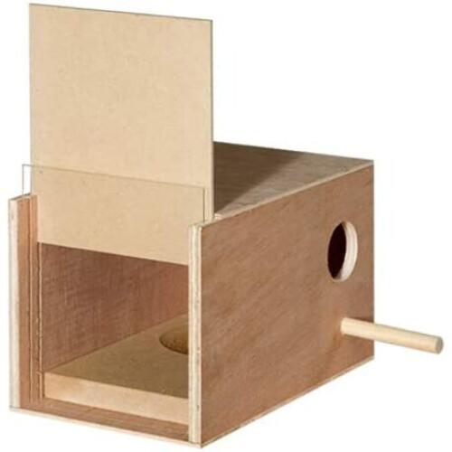 The Hutch Company Easy View Budgie Nesting Box With Free Concave on OnBuy