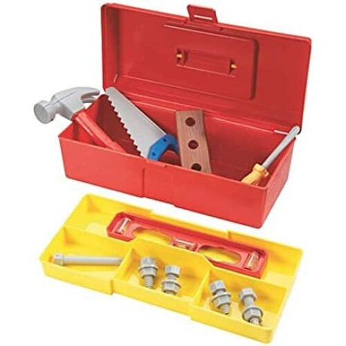 DIS Bob the Builder Carry Along Tool Box - Includes; tool box, hammer ...