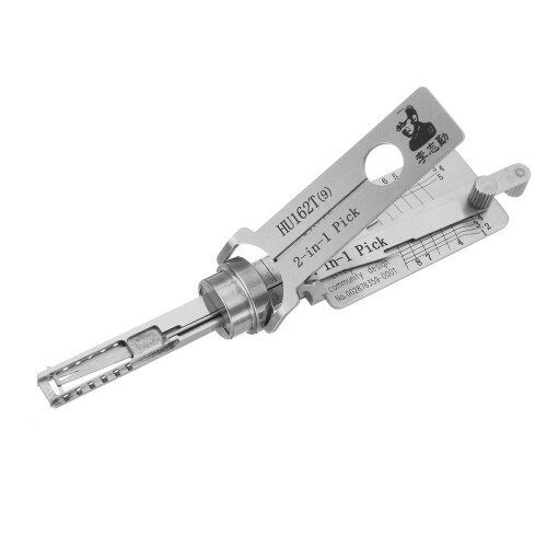 New LISHI 2 In 1 HU162T(9) Lock Pick and Decoder Together Auto Picks ...